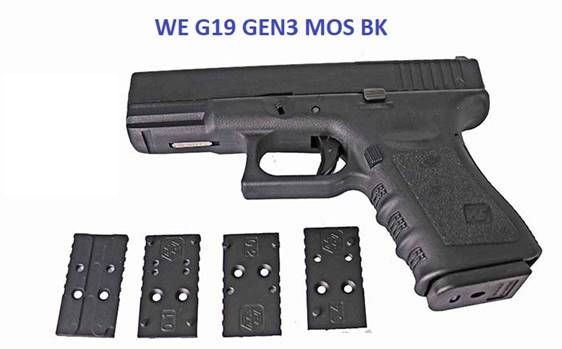 WE G19 Gen.3 Modular Optic System (Black) – Tokyo Model Company (AirSoft)